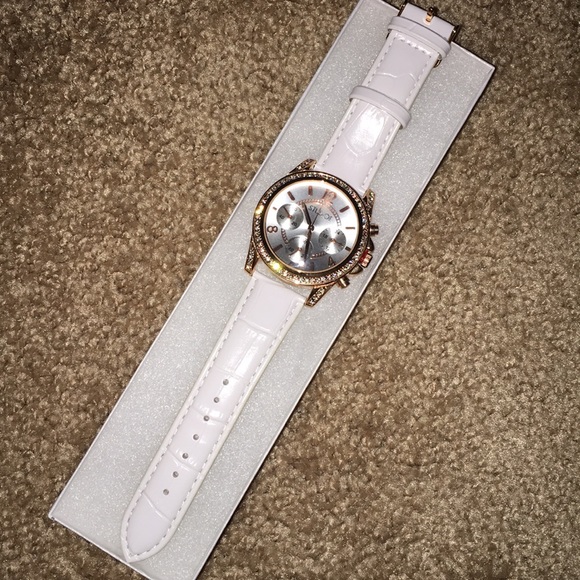 Accessories | Gold Jeweled Watch | Poshmark